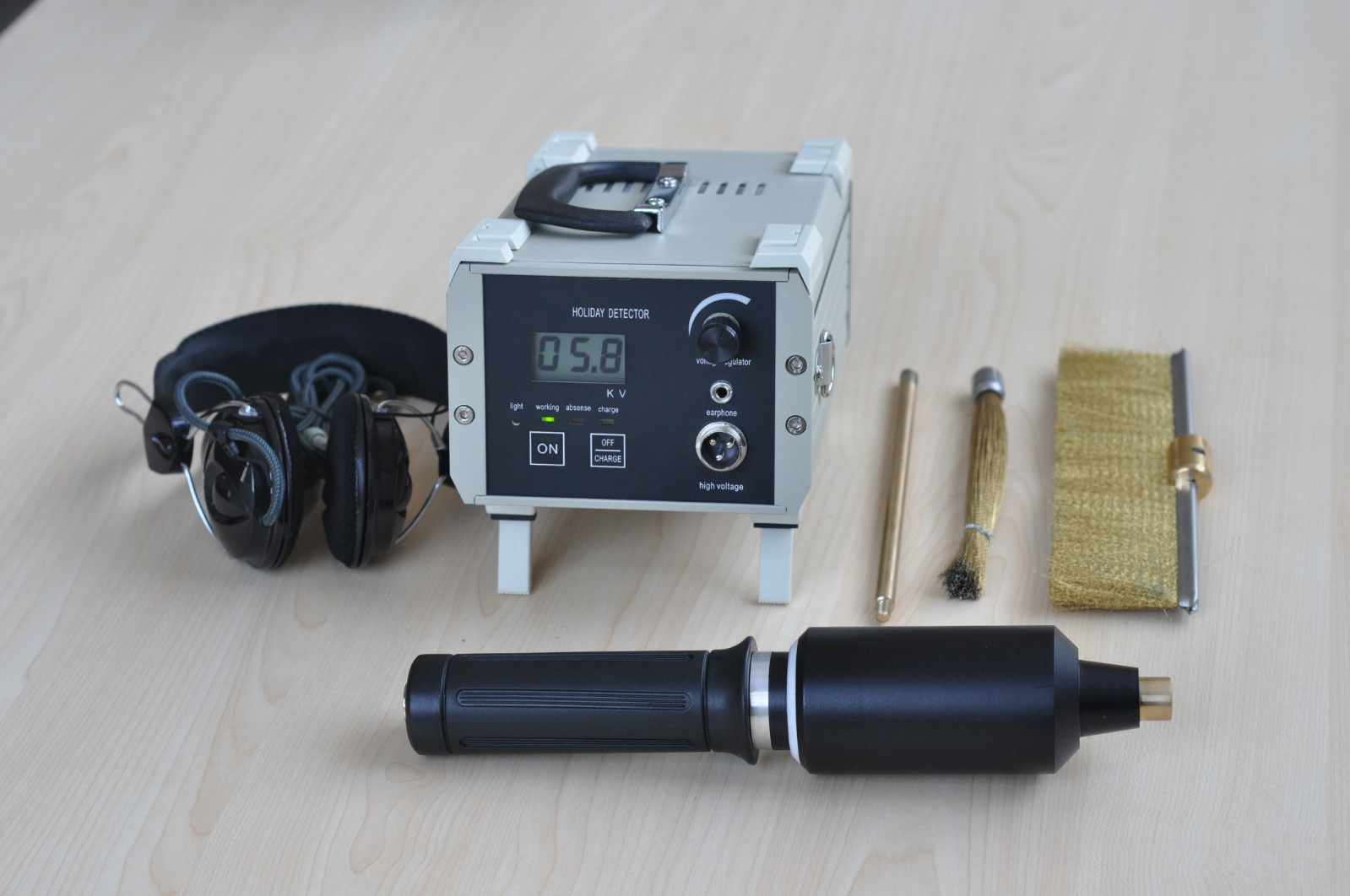 Holiday Detector, Non Destructive Pipe Corrosion Protection Spark ...