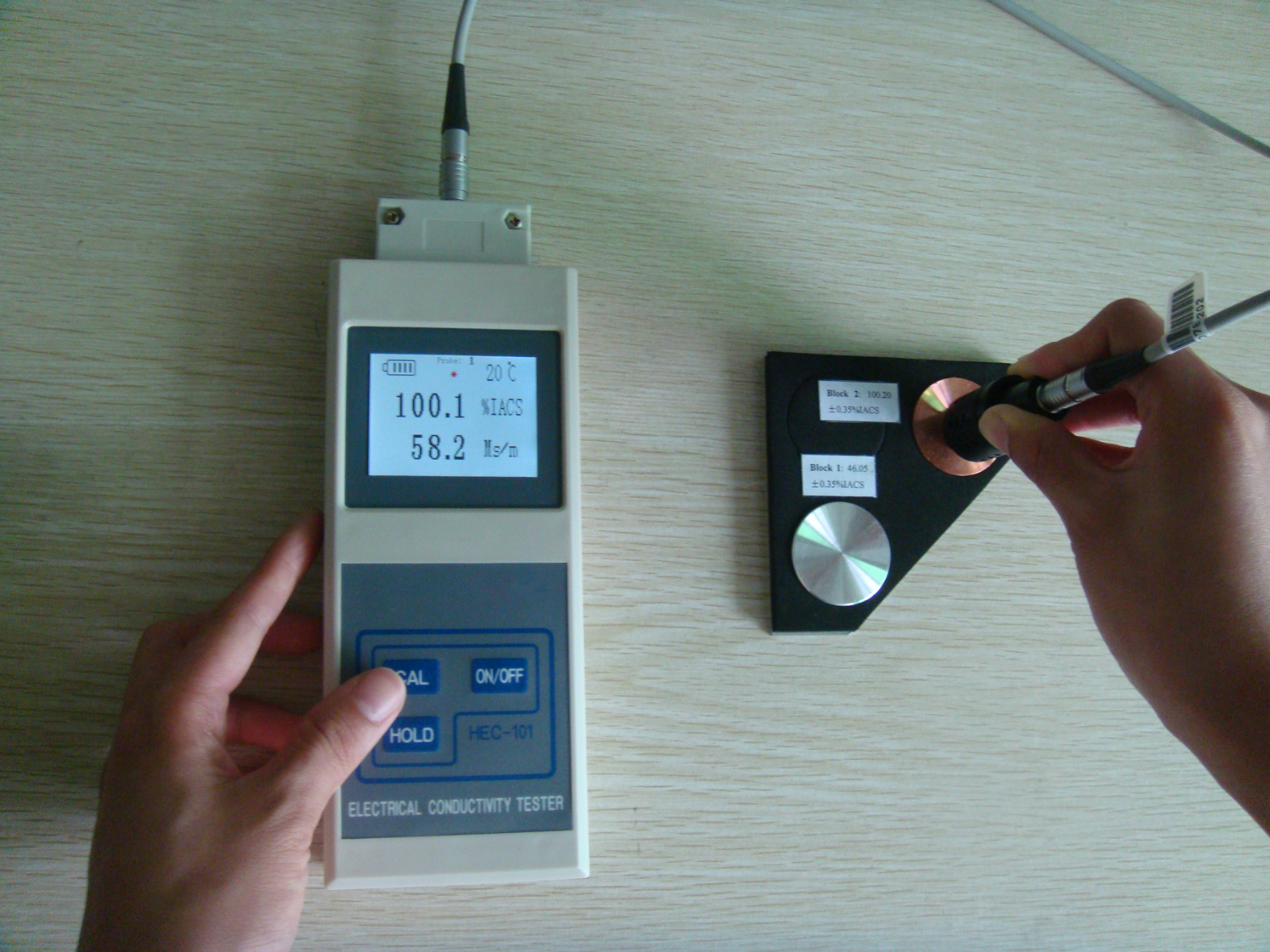 Digital Portable Eddy Current Electrical Conductivity Meter, Eddy ...