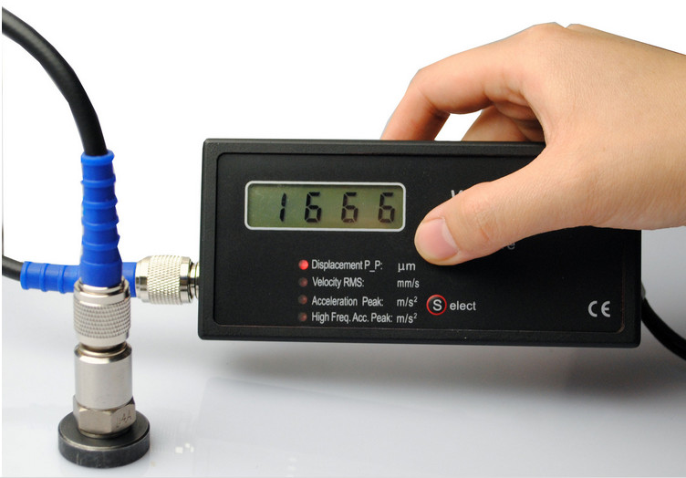 Portable Vibration Meter, Handheld Vibration Tester, velocity ...