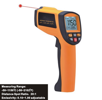 Infrared temperature meter, digital temperature measuring instrument ...