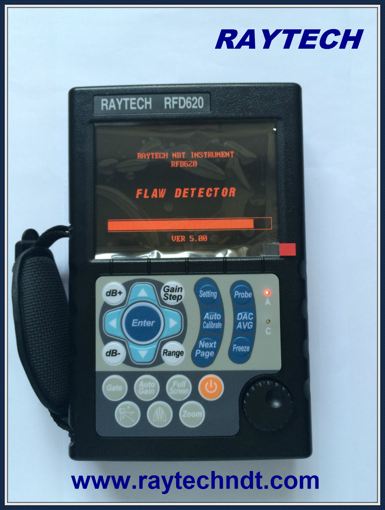 Portable Ultrasonic Flaw Detector with Measurement Range 0 to 10000