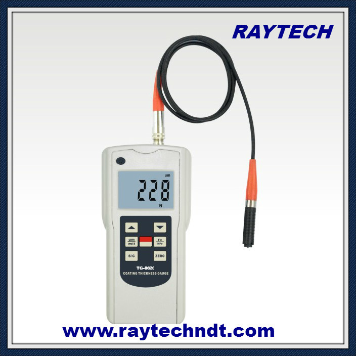 Paint layer coating thickness measurement, F and NF thickness gauge ...